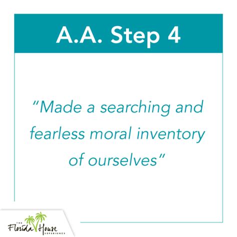Step 4 Aa Taking Your Fearless Moral Inventory Fhe Health