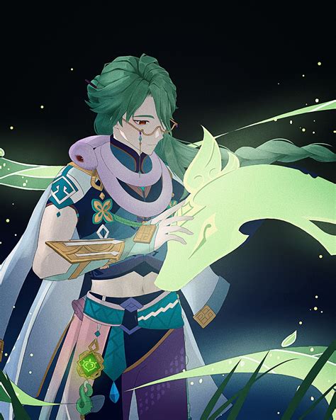Baizhu Fan Art Contest Genshin Impact Hoyolab