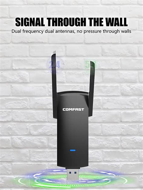 Comfast Dual Band Rtl Bu Mbps Usb Wifi Adapter Wireless Adapter Wifi Dongle Alibaba Com