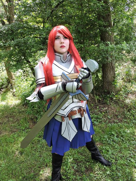 Erza Scarlet Armour Cosplay Fairy Tail Titania Erza Scarlet Forever