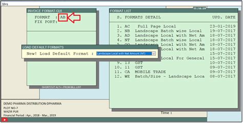 How To Load Default Format In Marg Software