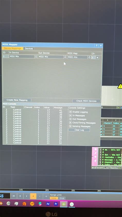Midi Mapper Not Reading In Device Message Properly Beginners