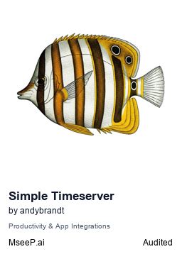 GitHub Andybrandt Mcp Simple Timeserver Simple Solution To Give Claude Ability To Check