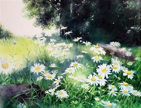Воздушная акварель японской художницы Ю Хосино Ok Ru Watercolor
