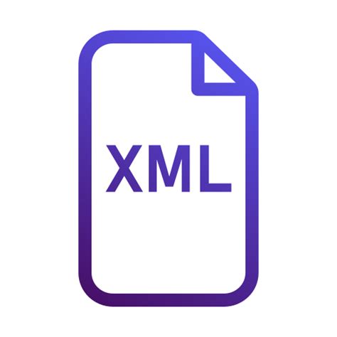 Xml Generic Gradient Outline Icon
