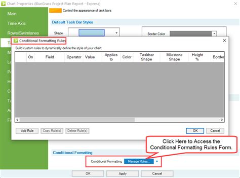 Adding Conditional Formatting Rules For Onepager Express For Version 70 Onepager Documentation