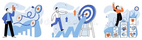 Strategic Planning Skillful Execution Marketing Tactics Drives Business Growth Stock Vector