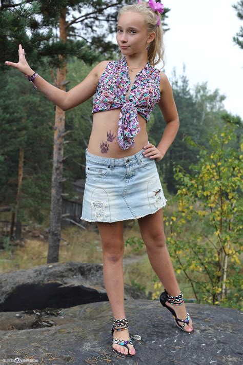 Silver Jewels Alice Denim Skirt