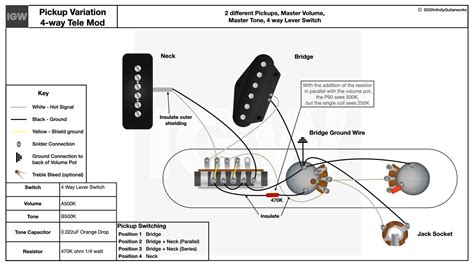 Modern 4 Way Telecaster Wiring Infinity Guitar Works