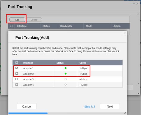 How To Set Port Trunking With Managed Switch Devices Qnap
