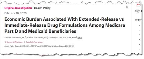 Why I Never Ever Take Extended Release Treatments Daily Medical