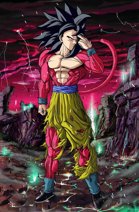 Super Saiyan 4 Goku Wallpapers Wallpaper Cave