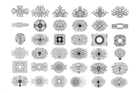 Abstract Futuristic Technology Circuit Board 55862892 Vector Art At Vecteezy