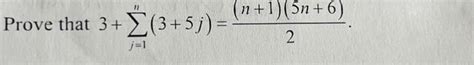 Solved Prove By Using Inductive Hypothesis And A Base Case
