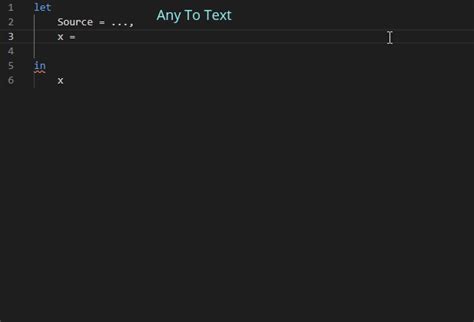 vscode powerquery