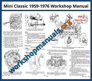 Mini Austin Morris Workshop Repair Manual 1959 1976 Download PDF