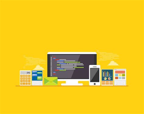 Concept De Programmation Et De Codage Design Plat Moderne Pour Bannière Web élément De Site