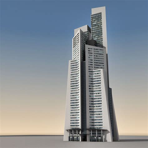 Edificio Moderno 022 Modelo 3d 79 Obj Fbx Max Free3d