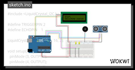 Security Protector System From Nice Wokwi Esp32 Stm32 Arduino Simulator