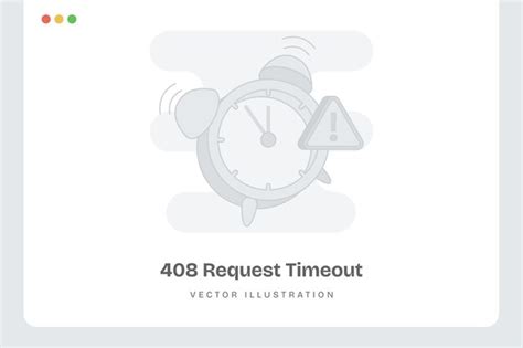 Premium Vector 408 Request Timeout