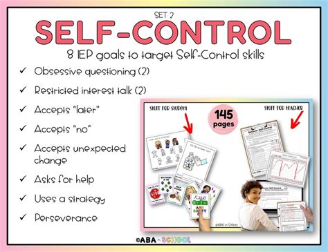 Behavior Management IEP Goal Programs With Data Collection And Visuals Special Education ABA