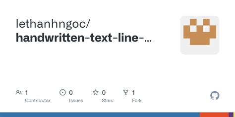 Github Lethanhngoc Handwritten Text Line Recognition