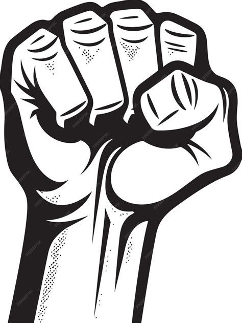 Bold Vector Illustration Of A Mighty Arm Flexing Radiating Intense