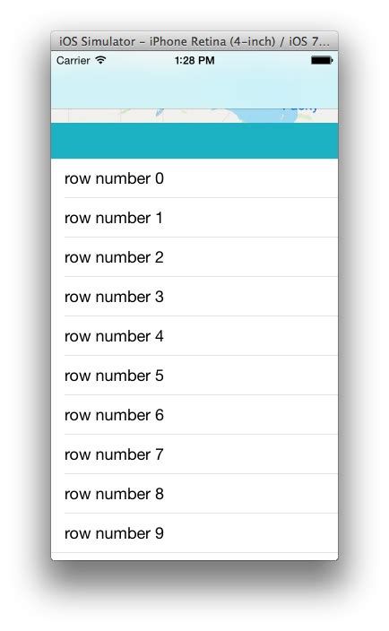 Ios Adding A Uiview Behind A Uitableview Causes Tableviews Content Insets To Be Wrong Aligned