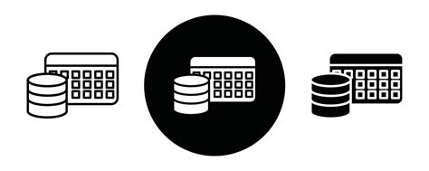 Data Table Vector Art Icons And Graphics For Free Download