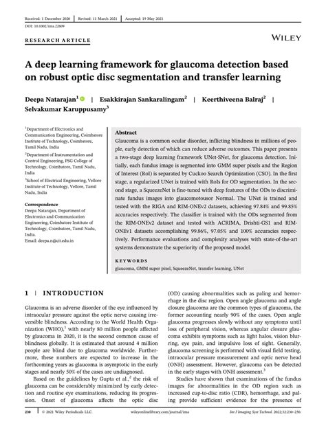 A Deep Learning Framework For Glaucoma Detection Based On Robust Optic Disc Segmentation And