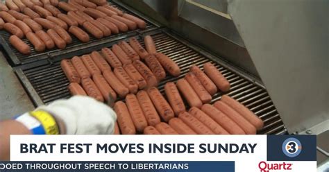 Brat Fest Moves Inside Sunday Video