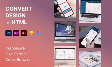 Convert Design To A Responsive Pixel Perfect Html By Farizsofyan Fiverr