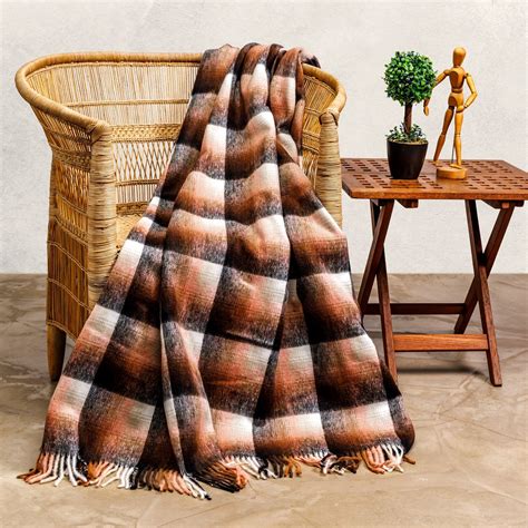 Top Check Tobaccobrown Aranda Textile Mills
