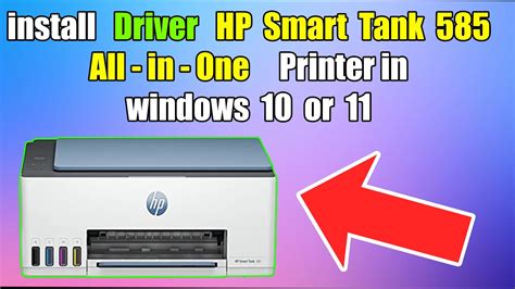 How To Install Driver Hp Smart Tank 585 All In One Printer In Windows
