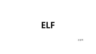 ELF Executable And Linkable Format PPT