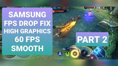 How To Fix FPS Drop In Mobile Legends Part ANY SAMSUNG DEVICES YouTube
