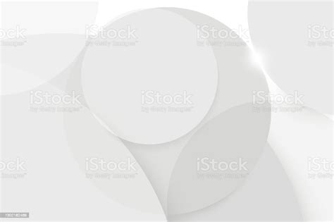 추상 백색 기하학적 원 모양 기술 디지털 하이테크 개념 배경 벡터 일러스트레이션 0명에 대한 스톡 벡터 아트 및 기타 이미지 0명 3차원 형태 가리기 Istock