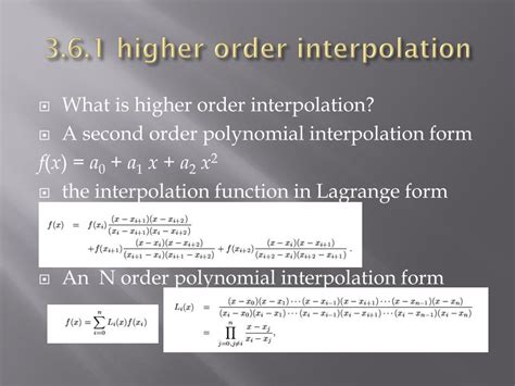 Ppt 36 Interpolation On A Grid In Multidimensions Powerpoint