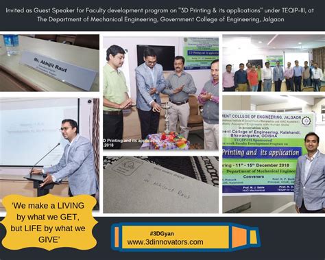 Abhijeet Raut On Linkedin 3dinnovators 3dgyan 3dprinting