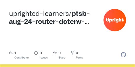Github Uprighted Learnersptsb Aug 24 Router Dotenv Mvc