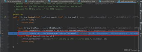 Log4j漏洞源码分析 Csdn博客