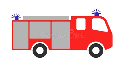 Fire Truck Icon Symbol Fire Engine Logo Sign Rescue Firefighting