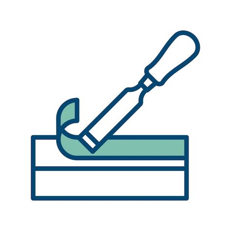 Premium Vector Chisel Icon Vector Design Template In White Background