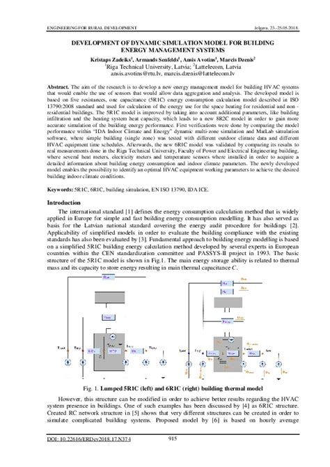 Pdf Development Of Dynamic Simulation Model For Building Energy Management Systems Ansis