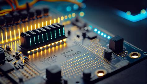 Premium Ai Image Circuits Creation With Electronic Components Close