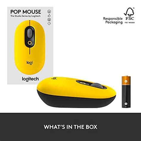 Logitech Pop Mouse Blast Yellow Mouse Specs Compare Prices Pangoly