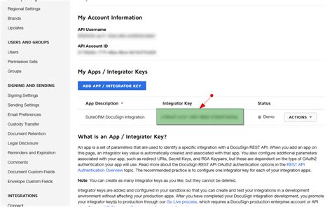 Installation Guide Docusign Integration