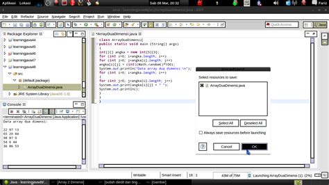 Indahnya Berbagi Contoh Program Java Array Dua Dimensi