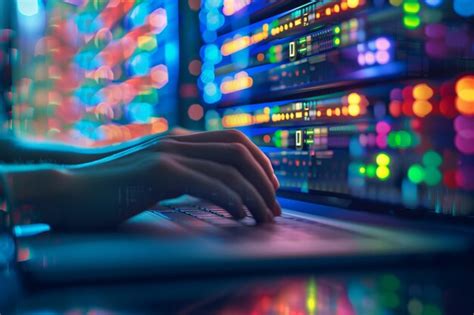 Data Management System Digital Technology Software Development Concept Computer Programmer