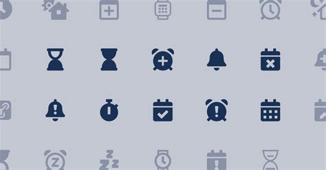 Date And Time Icons In Version 5 Font Awesome